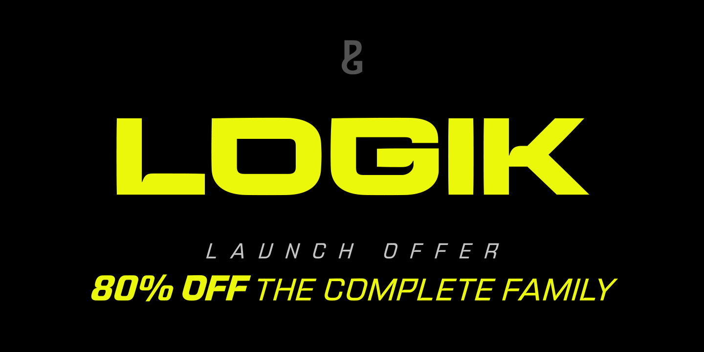 Logik Light шрифт | Shrift.pro