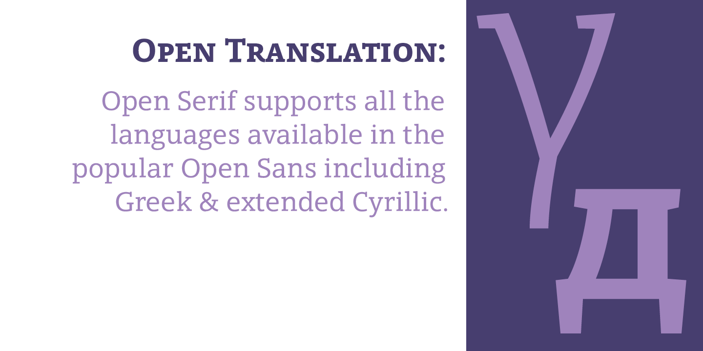 Open Serif Book шрифт | Shrift.pro
