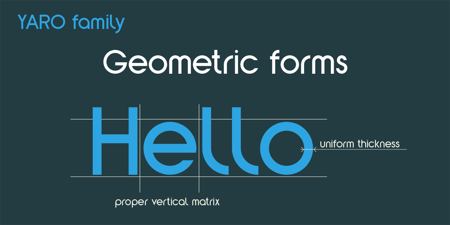 Yaro Regular шрифт | Shrift.pro